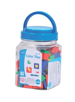 edxeducation edxeducation Color Tiles - Mini Jar Set of 100 - Colorful ...