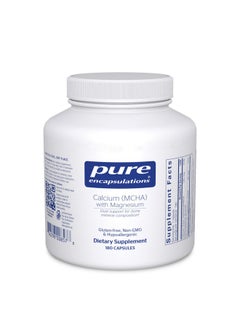 Pure Encapsulations Calcium Mcha With Magnesium ; Hypoallergenic ...