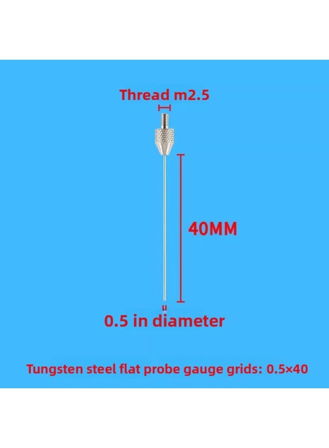 Generic Tungsten Steel Flat Probe Height Gauge Probe 10L-50L Dial ...