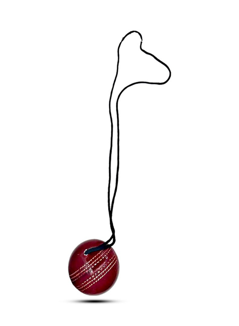 Generic Red Practice Cricket ball with Black Rope Perfect for Bat ...