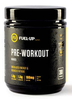FUEL-UP by Kcal Pre Workout - Mango Flavour-1.8g Beta Alanine-1.5g ...