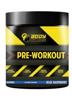 Body Builder Body Builder Pre-Workout Blue Raspberry 60 Servings KSA ...