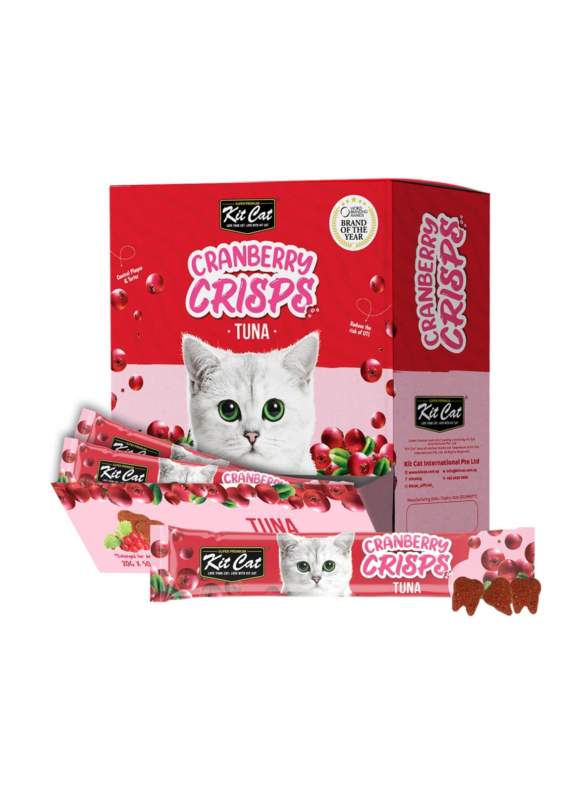 Kit Cat Cranberry Crisps Tuna Box (50 sachets) | Best Price UAE | Dubai ...