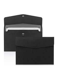 SYOSI Document File Folder, Waterproof Thin PU Leather A4 Folder ...