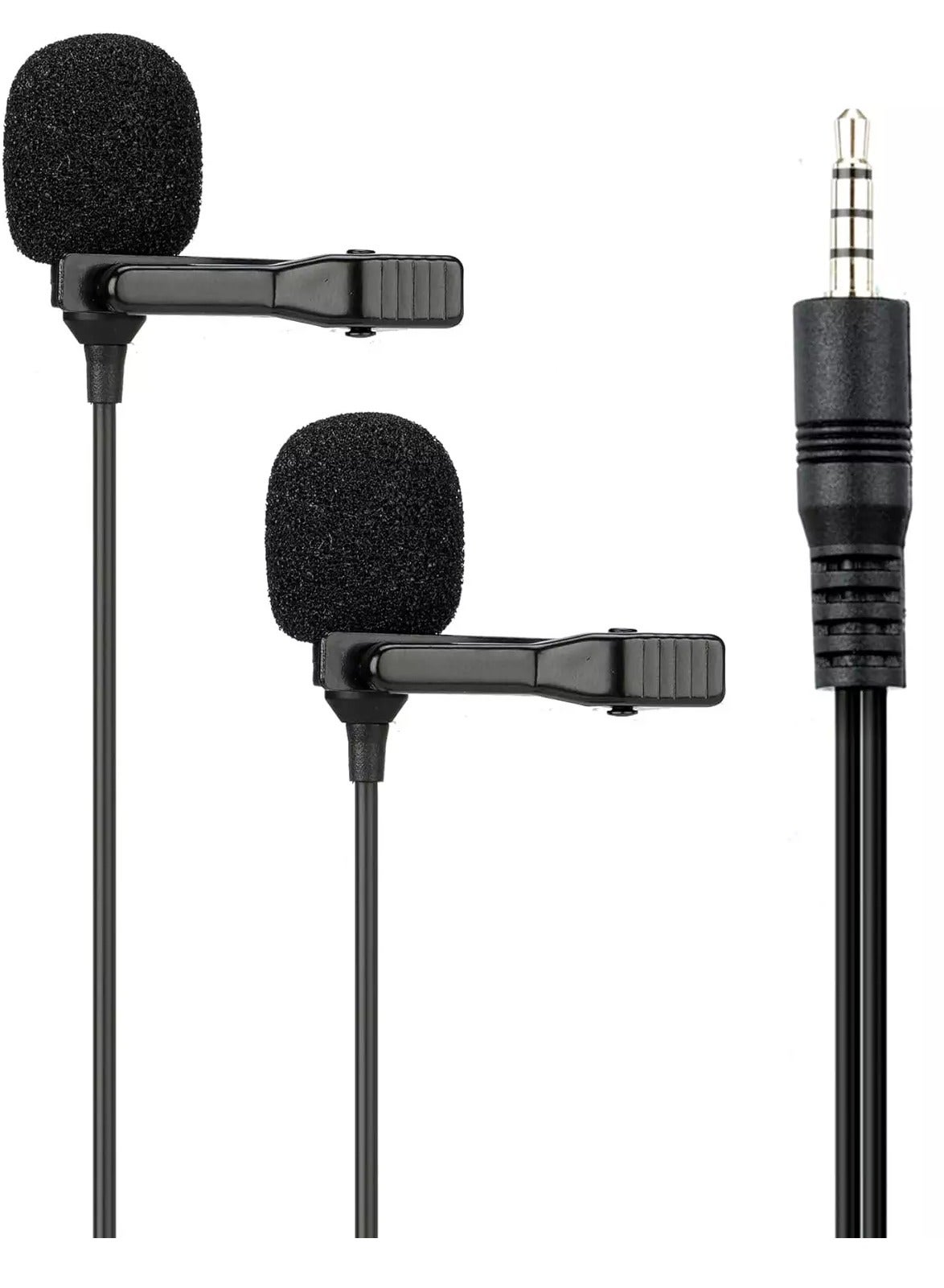 MOURIV CM206 Dual Lavalier Microphone for Bloggers and Vloggers Lapel ...