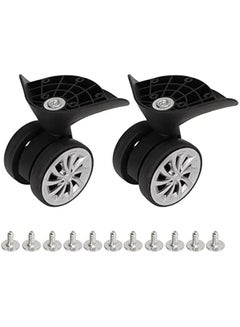 Generic Black Rotator Luggage Wheel, Replacement Plastic Luggage Wheels ...