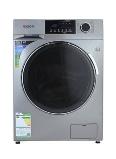 EDISON Edison Automatic Combo Washing Machine, Front Load, Silver, 13/8 ...