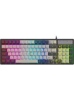 Rock Pow Rock Pow 60% Hotswap Mechanical Feeling Gaming Keyboard with ...
