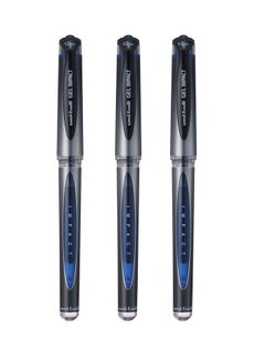 Uniball 3-Piece Gel Impact Broad Gel Pen 1.0mm Tip Blue Ink | Best ...