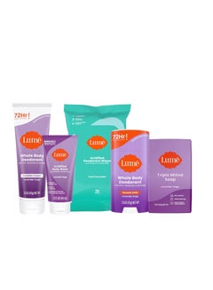Lume Lume Skin Care Gift Set for Women, Whole Body Deodorant Starter ...