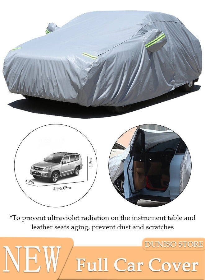 DUNISO Full Car Covers SUV Sunscreen UV Protection Indoor Outdoor ...