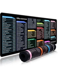 excovip Large Mouse Pad XL Office Shortcut Mouse Pad Extended Computer ...