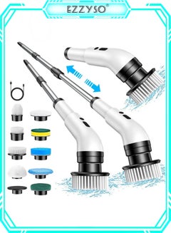EzzySo Multi-Function Electric Cleaning Brush Multifunctional Household with Adjustable ...