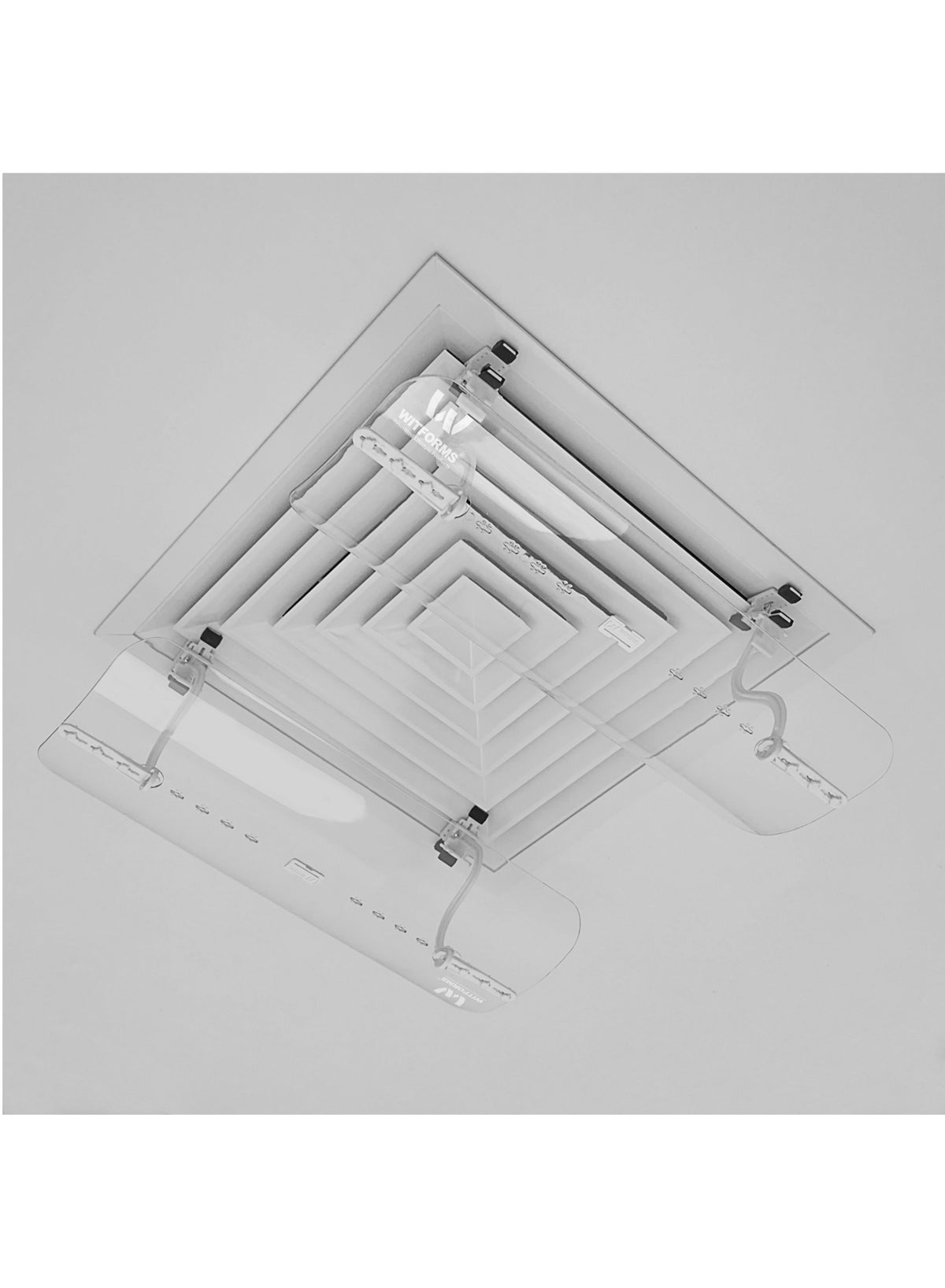Witforms Witforms / Square - Adjustable AC air Deflector Suitable for Central air conditioner's ...