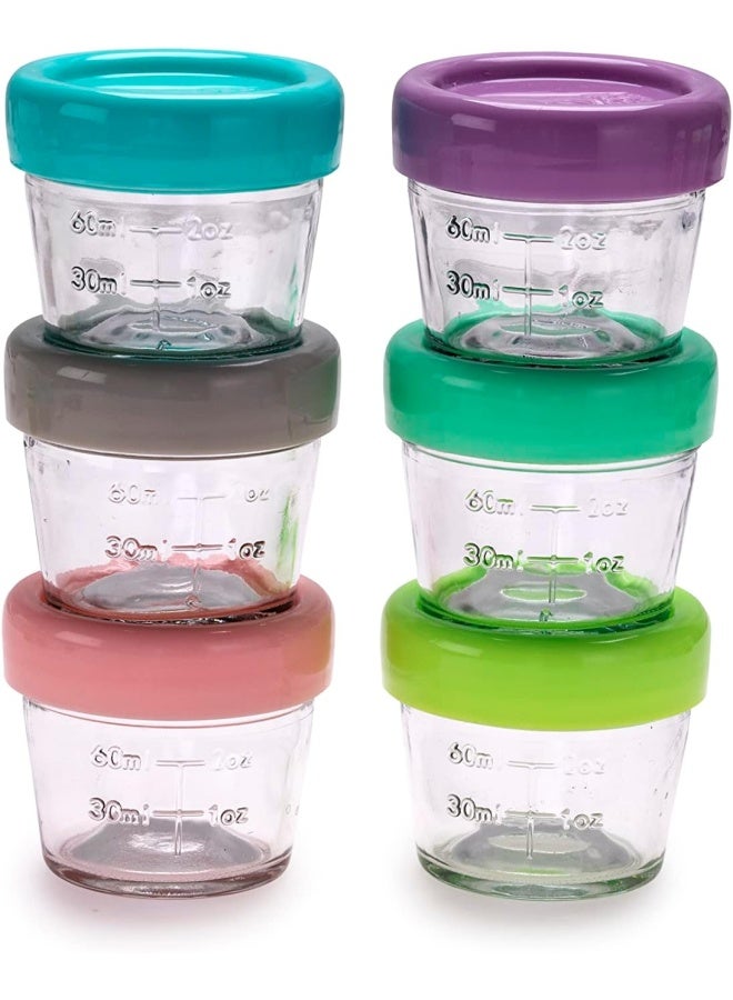 melii Glass Baby Food Containers - Airtight, Leakproof, Storage for ...