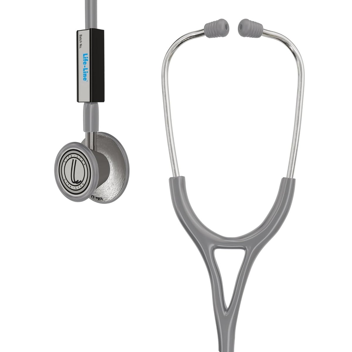 Lifeline Paediatric 2 SS Stethoscope (Grey) | Dual Diaphragm Chest ...