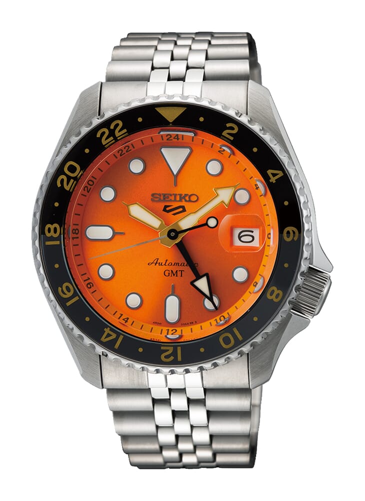 Seiko Seiko 5 Sports orange automatic watch SSK005K1 series GMT SKX ...