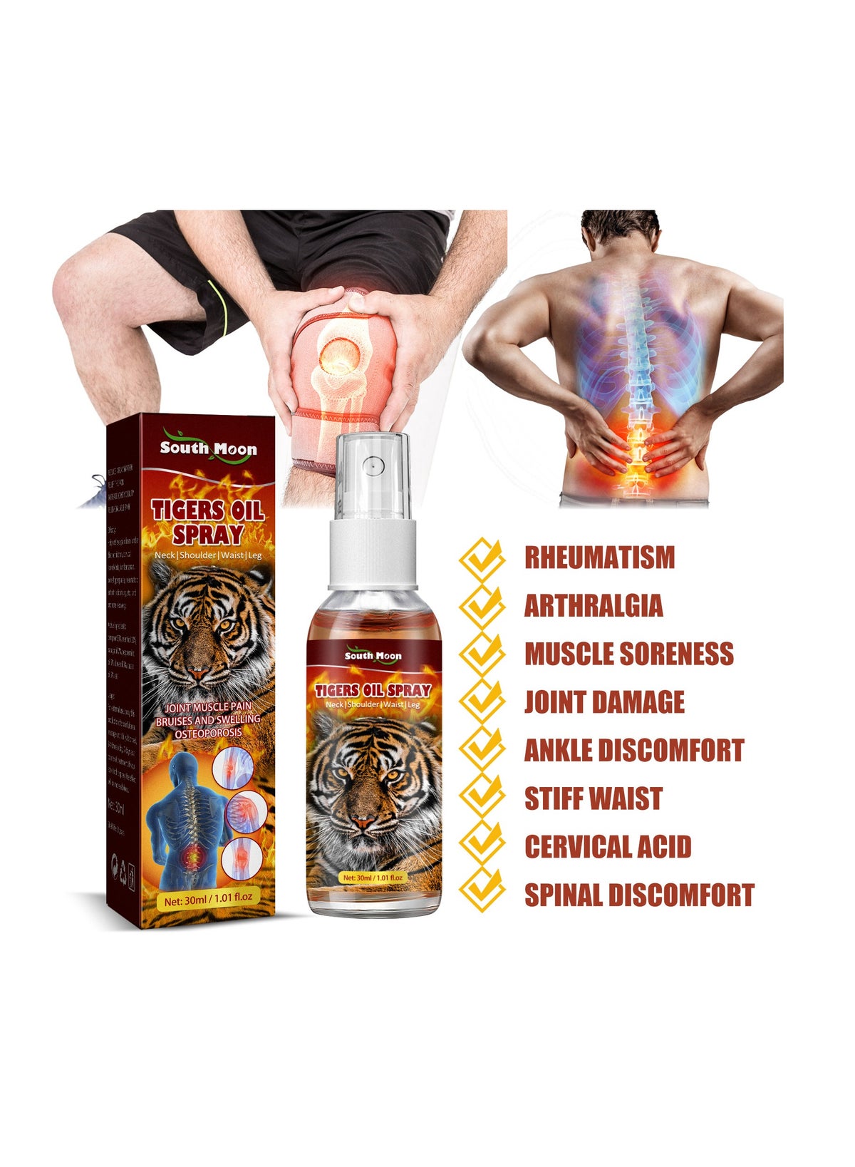 SOUTH MOON Neck Shoulder Waist Leg for Soothing Joint and Muscle Pain ...