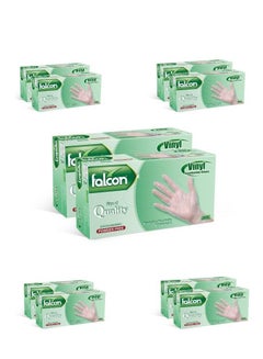 Falcon Falcon Vinyl Gloves - Powder Free (10 Packs x 100 Pieces) Clear ...