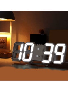 Generic Digital 3D LED Alarm Clock, Desktop Electronic Alarm Clock ...