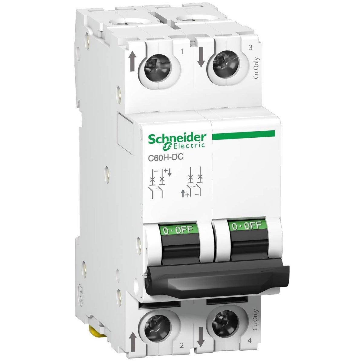 Schneider Electric Schneider Electric Acti9 MCB A9N61528 10Amp 2Pole ...