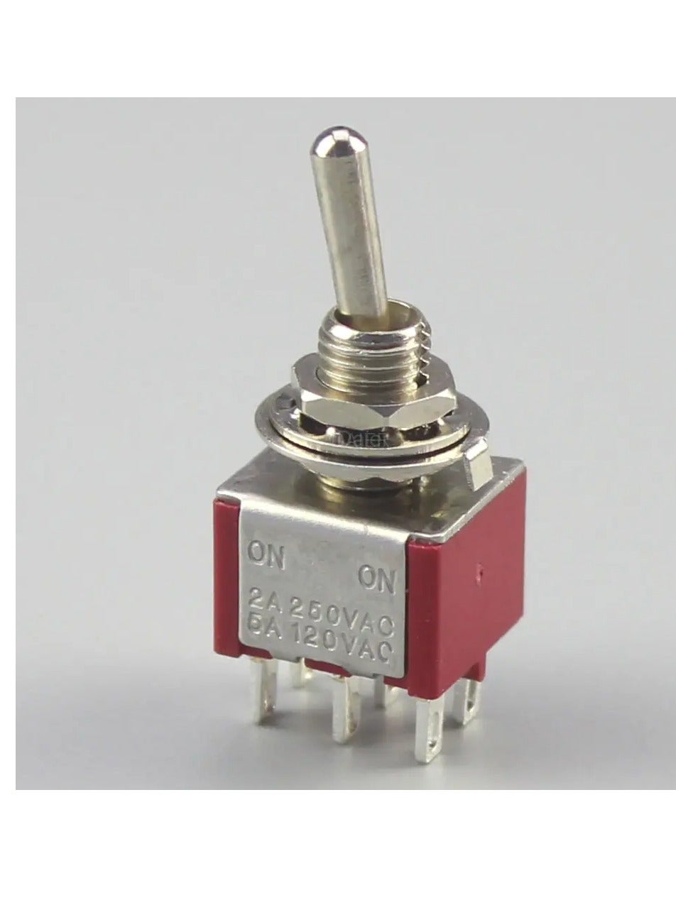 KNP KNP MTS-202 6-Pin Mini Toggle Switch is a compact and versatile ...
