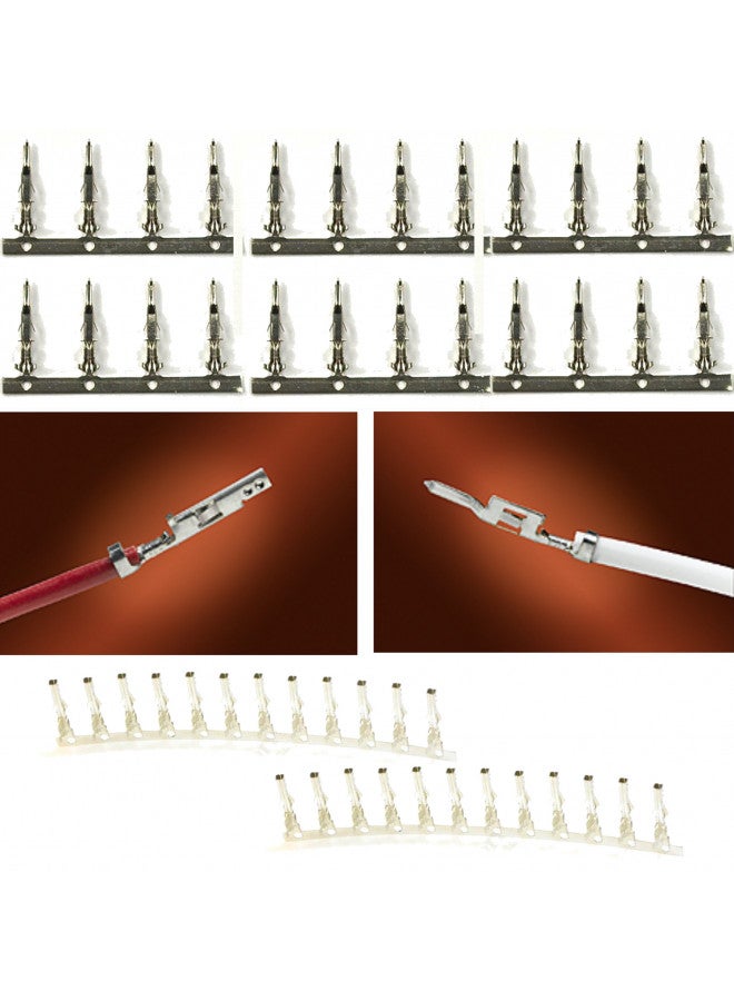 Molex (25 Pair) Molex Male & Female Pins, Mini-Fit Jr.TM for PC ATX ...