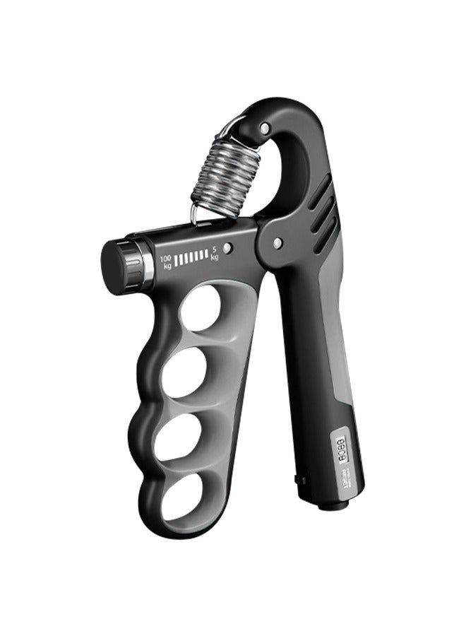 Generic Adjustable Grip Exerciser, LCD Display Hand Gripper with ...