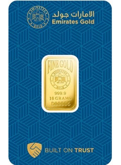 Emirates Gold Emirates Gold 10g Gold Bar Fine Gold 999.9 Purity 10 ...