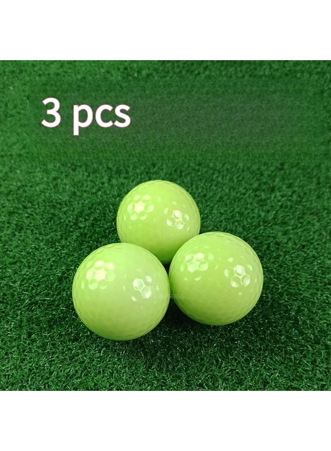 Generic 3pcs Luminous Golf Balls Automatic Fluorescent Training Balls ...