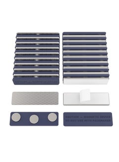 SYOSI Magnetic Name Tag, 20 Pcs Magnetic Badge Holder for Clothes ...