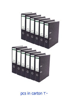 تسوق KENT و30-Piece Standard Box File, 3 inch/75mm F4/A4 Black English ...