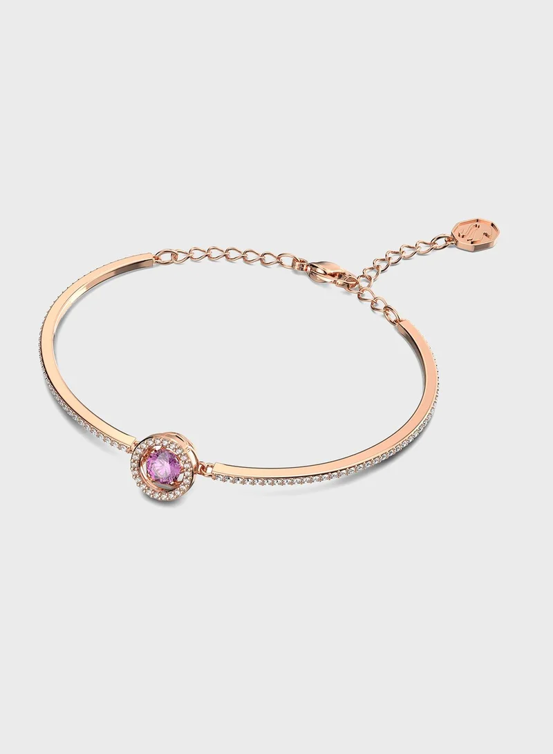 SWAROVSKI Sparkling Dc Embellished Rose-Gold Tone Plated Bracelet for ...