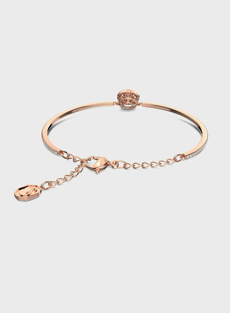 SWAROVSKI Sparkling Dc Embellished Rose-Gold Tone Plated Bracelet for ...
