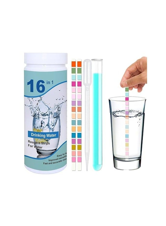 CMGTYYD Home Water Test Kit | 16-in-1 Water Quality Test Strips | 50 ...