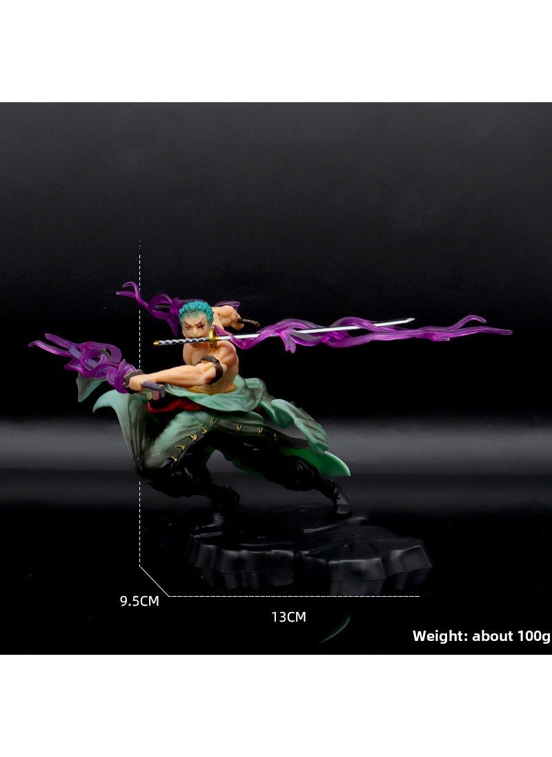 Generic One Piece Zoro Figure Deluxe Model Small 3000 World Solon ...