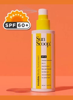 Sun Scoop Invisible Body SPF 60 PA++++ | 125ml | Sunscreen Spray For ...