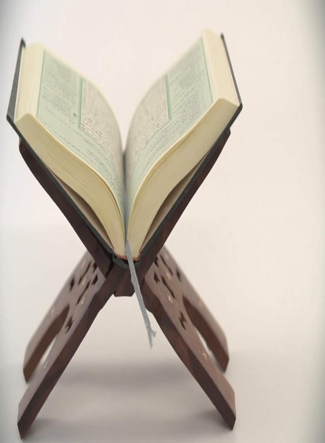 AKDC Indian Touch Wooden Hand Carved Holy Book Stand For Quran, Bible ...