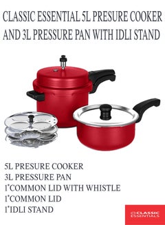 Classic Essentials Classic essential 5L Pressure Cooker 3L pressure pan ...