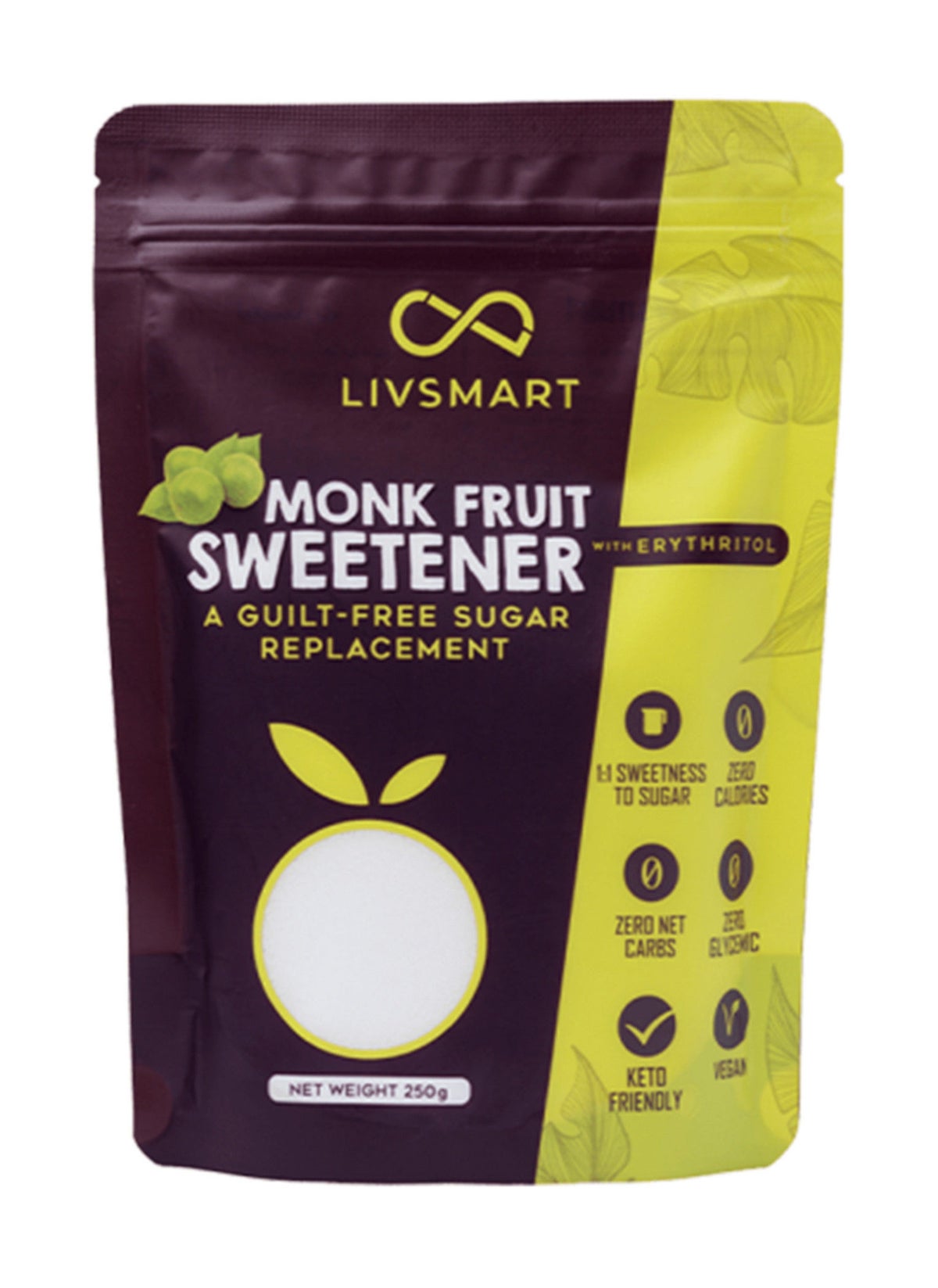 LIVSMART Livsmart Monk Fruit Sweetener 250g | Best Price UAE | Dubai ...