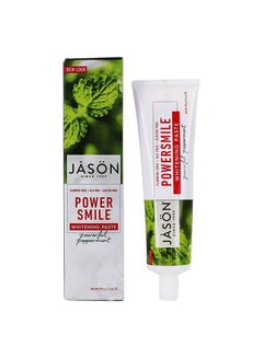 Jason Powersmile Whitening Fluoridefree Toothpaste Powerful Peppermint ...