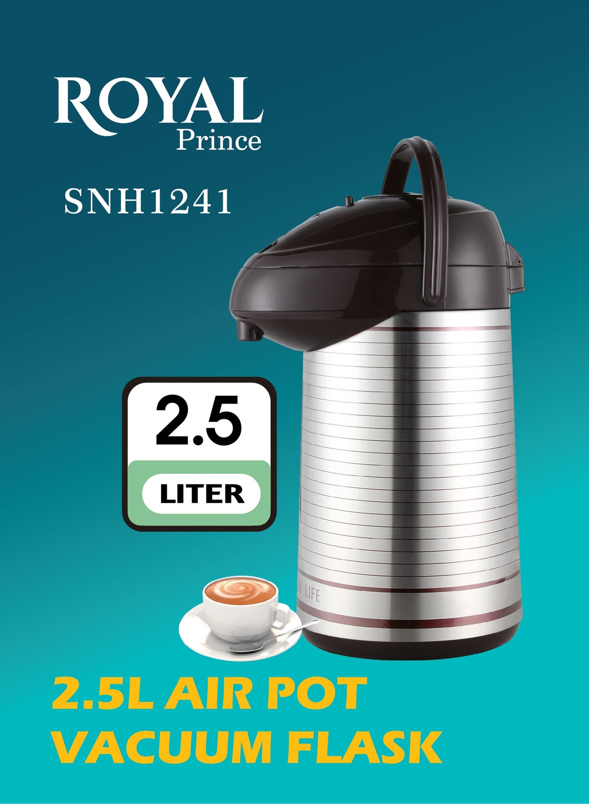 ROYAL PRINCE Royal Prince Air Pot Vacuum Flask 2.5 liter | Best Price ...