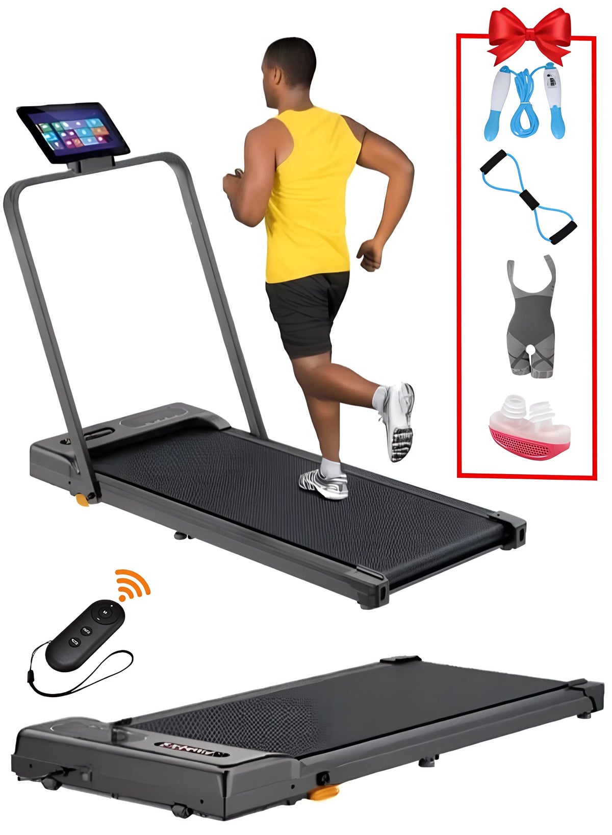 Fitness World Universal Hydraulic Treadmill 100kg Capacity 1.75HP 2-in ...