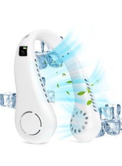 Generic Fan 5 Gear Portable Leafless Digital Display Hanging Neck Lazy ...