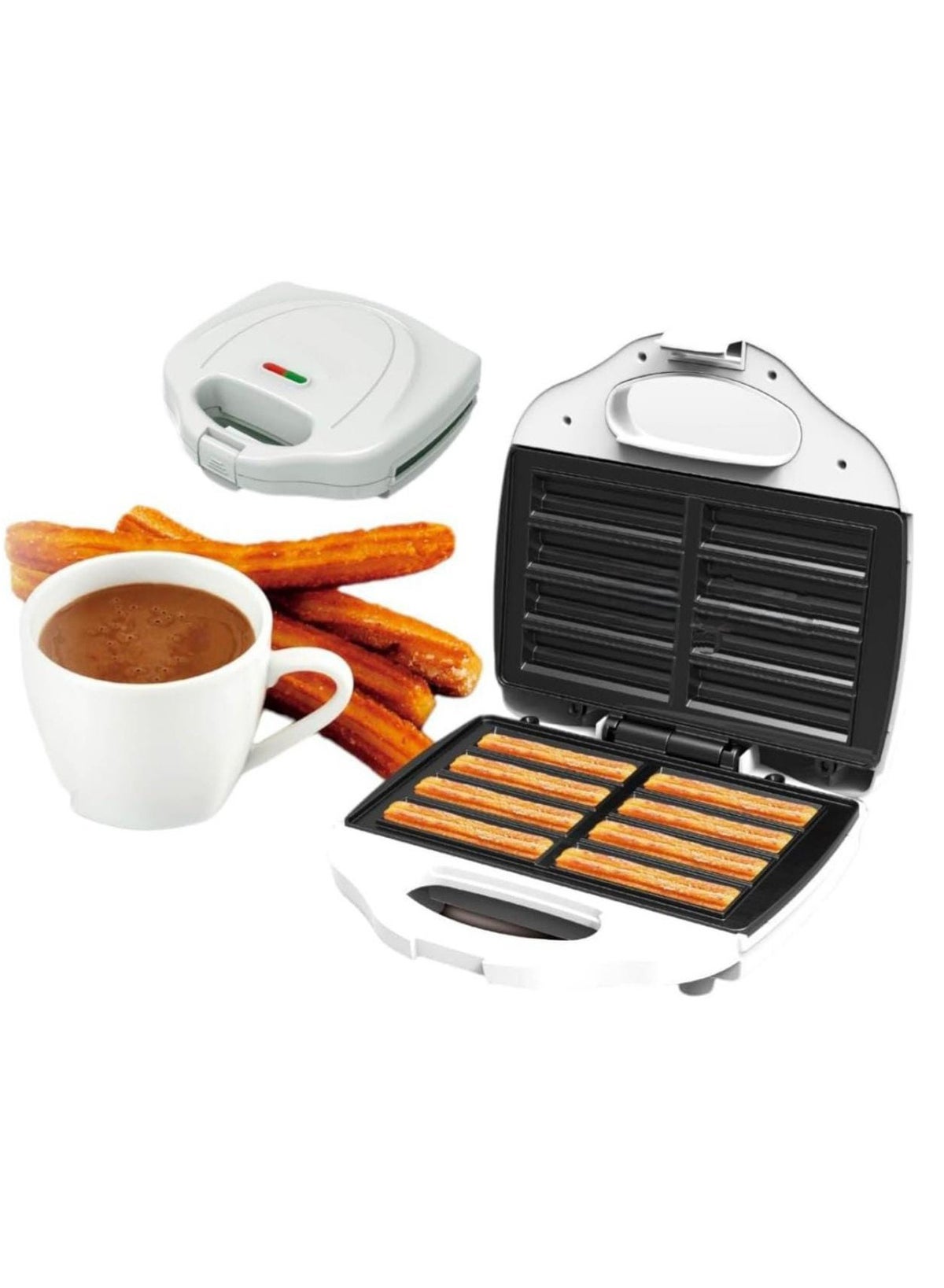 Generic Churros Maker with 8 Holes, 750W Non-Stick Electric Churro ...
