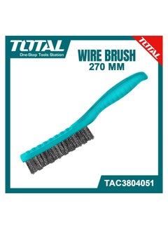 TOTAL Wire Brush Plastic Handle Steel Wire Brush 270mm -TAC3804051 KSA ...