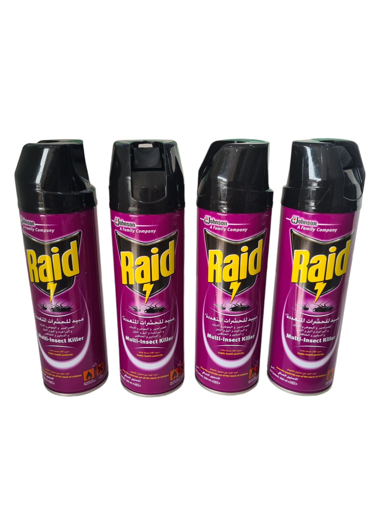 RAID Pack of 4 of All Purpose Insect Killer Spray Each 300ml | Best ...
