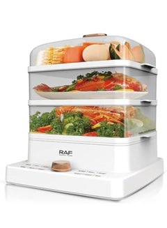 RAF Electric Food Steamer with 3 Tier Stackable Baskets, Cook ...