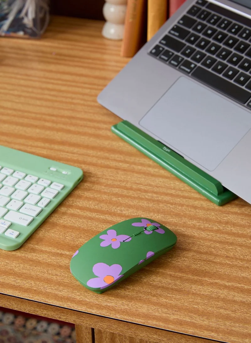 Typo Drawn Daisy Large Hunter Wireless Mouse for Women | Best Price UAE