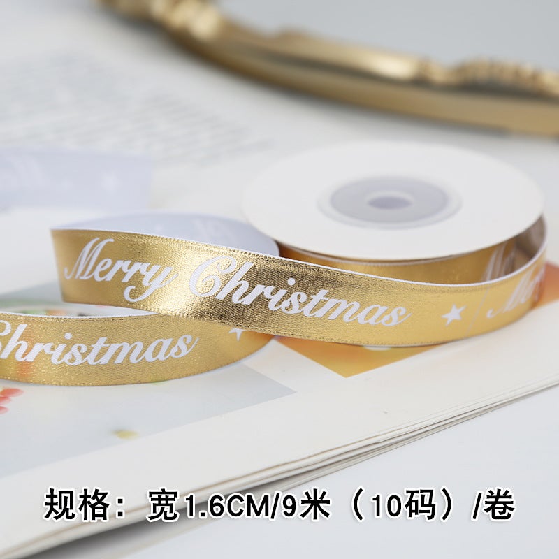 Generic Gilding Christmas Series Ribbon Ribbon Ribbon Ribbon Cake Gift ...